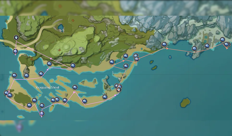 Rute Farming Starconch di Genshin Impact - KINCIR.com