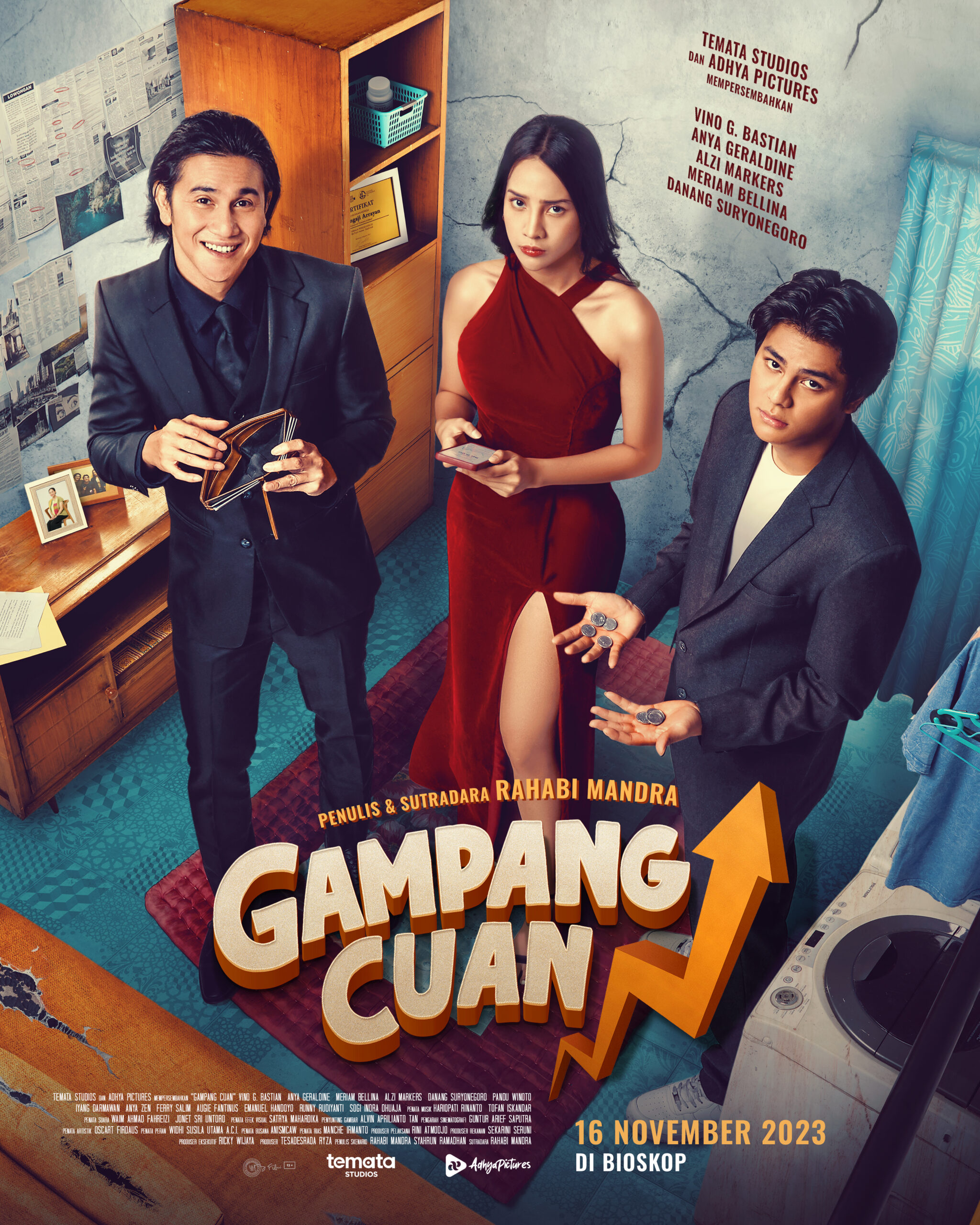 Trailer Gampang Cuan Dirilis, Vino G. Bastian dan Anya Geraldine Tampak Terlilit Utang