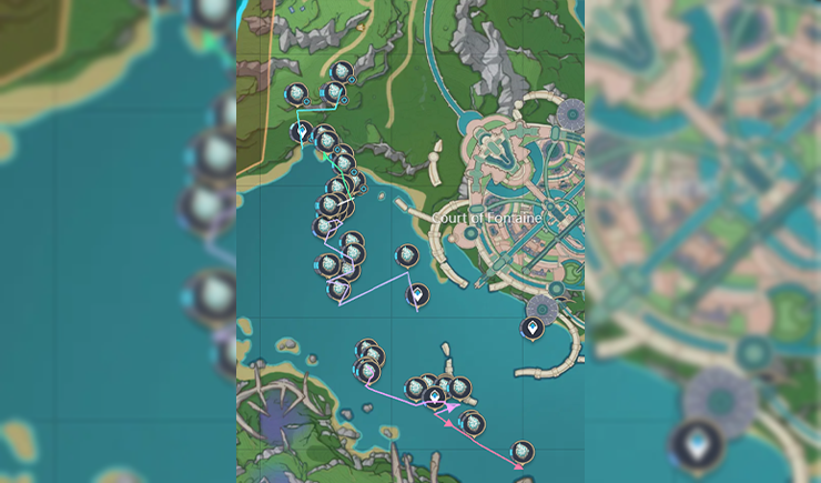 Rute Farming Beryl Conch di Genshin Impact - KINCIR.com