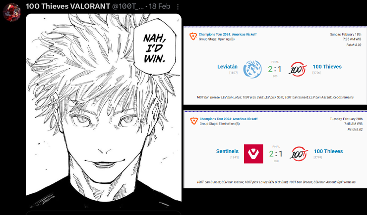 Penjelasan dan Tim yang Terkena Kutukan “Gojo Satoru” di VCT 2024 ...