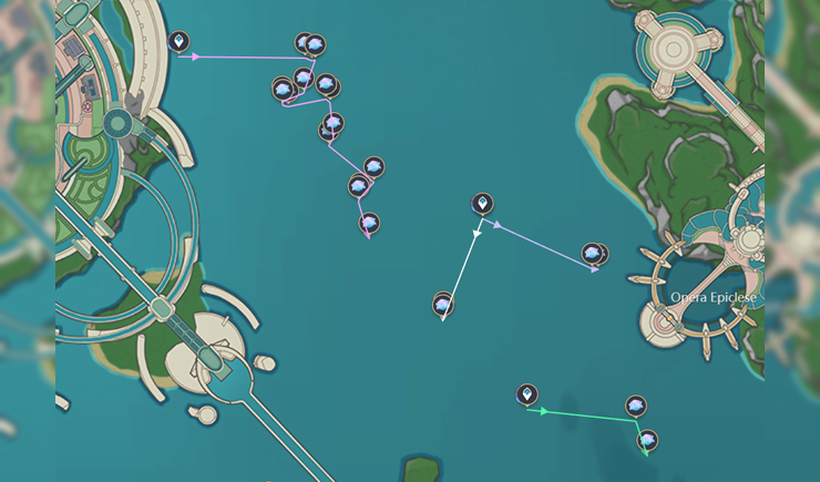 Rute Farming Material Romaritime Flower di Genshin Impact - KINCIR.com